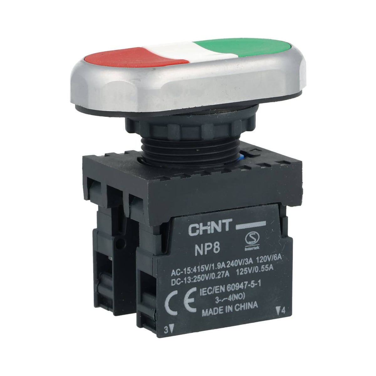 NP8-11S — BOTONERA DOBLE ROJO VERDE 1NA-1NC*NO SON A PRUEBA DE EXPLOSI – TeknoPowers