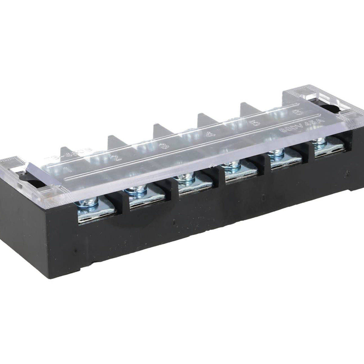 TB-4506 — BLOQUE DE TERMINALES MONTAJE FIJO 45 AMP6 POLOS, 600V, CALIB – TeknoPowers