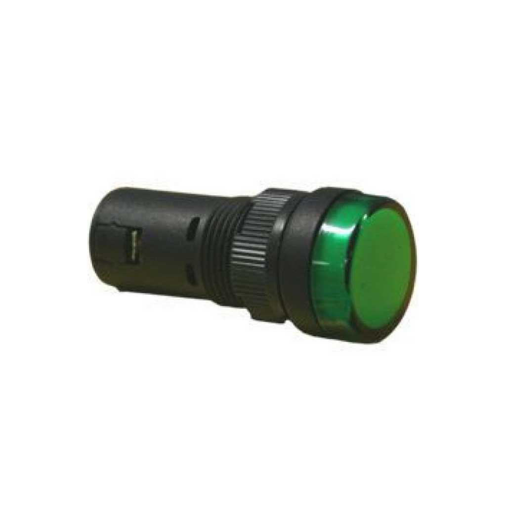 TP-LI16-G — LAMPARA PILOTO LED VERDE 16mm 220VCA*NO SON A PRUEBA DE EX ...