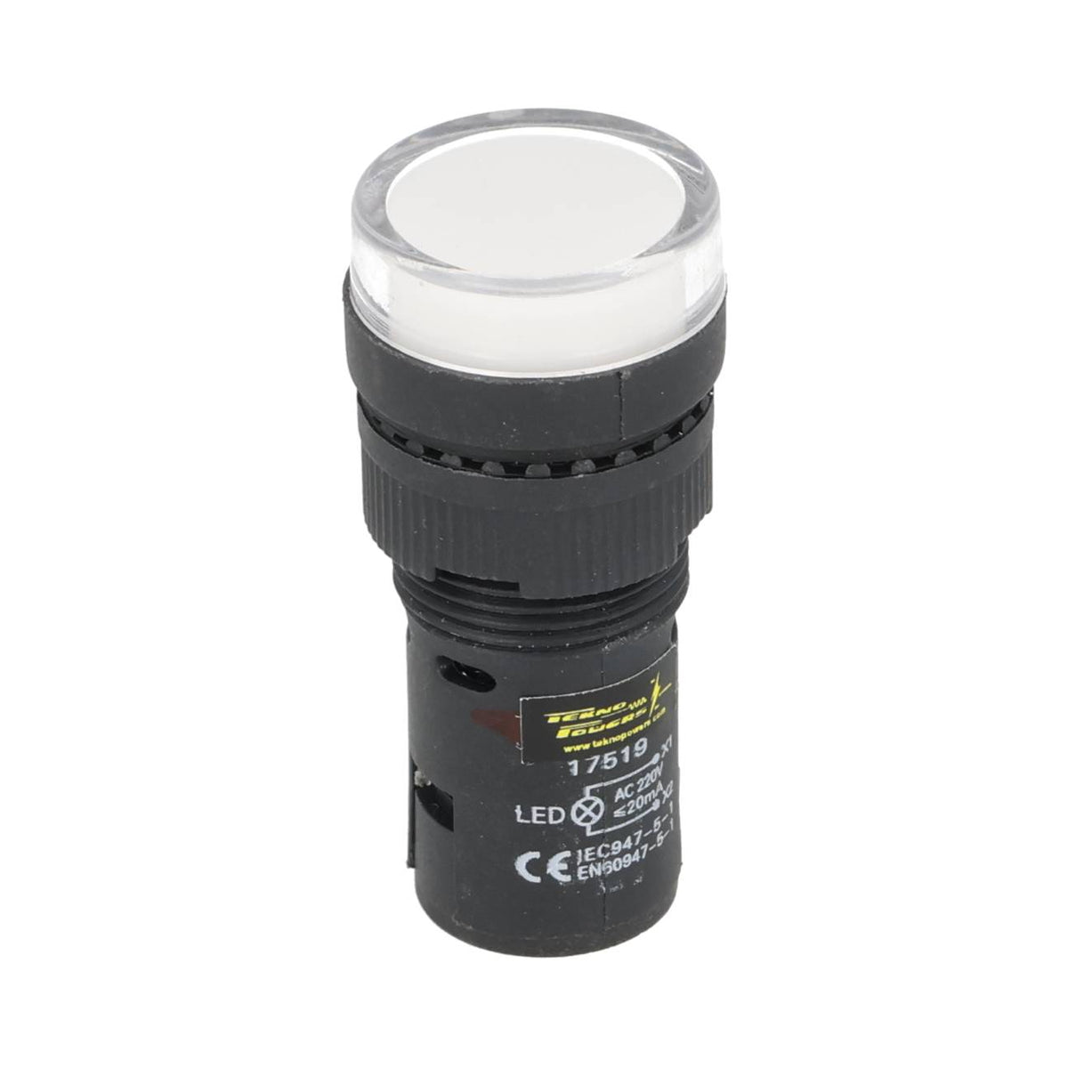 TP-LI16-W — LAMPARA PILOTO LED BLANCO 16mm 220VCA*NO SON A PRUEBA DE E ...